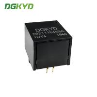 China RJ11 6P4C All Plastic Lightless Industrial Modular Jack Connector 1x1 Through Hole for sale