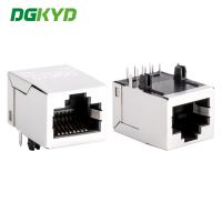 China Industrial RJ45 Ethernet Connector Shielded No Transformer No LED DGKYD211B035GWA4D for sale