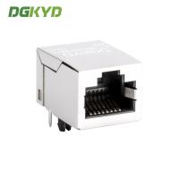 China Industrial RJ45 Ethernet Connector Shielded No Transformer No LED DGKYD211B035GWA4D for sale
