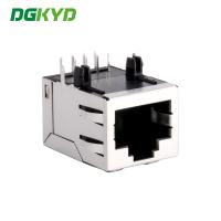 China RJ45 interface 10/100 Base-T integrated magnetic lightless strip shielding DGKYD211B175HWA4DZ for sale