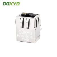 China Industrial RJ45 Connector 100Mbps Filter Network Jack with LED KRJ-109NL for sale