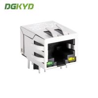 China Industrial RJ45 Connector 100Mbps Filter Network Jack with LED KRJ-109NL for sale