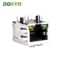China Industrial RJ45 Connector 100Mbps Filter Network Jack with LED KRJ-109NL for sale