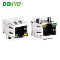 China Industrial RJ45 Connector 100Mbps Filter Network Jack with LED KRJ-109NL for sale