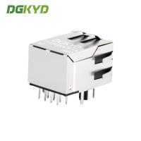 China RJ45 interface industrial network port connector 8P8C with shielded shell DGKYD111B033DB1A1D for sale