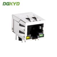 China RJ45 interface industrial network port connector 8P8C with shielded shell DGKYD111B033DB1A1D for sale