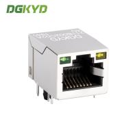 China RJ45 connector crystal head Ethernet interface 100Mbps integrated transformer DGKYD211B002CD2A4D for sale