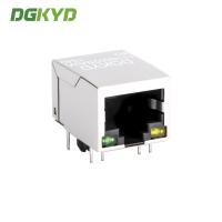 China RJ45 Ethernet integrated 100Mbps connector horizontal female socket DGKYD111B002BA2A4D for sale