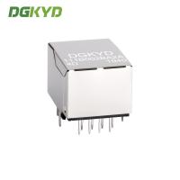 China RJ45 Ethernet integrated 100Mbps connector horizontal female socket DGKYD111B002BA2A4D for sale
