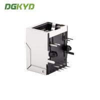 China RJ45 Ethernet integrated 100Mbps connector horizontal female socket DGKYD111B002BA2A4D for sale
