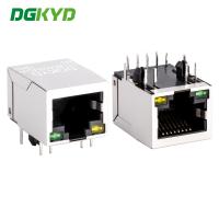 China RJ45 Ethernet integrated 100Mbps connector horizontal female socket DGKYD111B002BA2A4D for sale