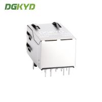 China Shielded Gigabit ehternet RJ45 PCB Connector with Transformer RJ45 Network socket DGKYD311Q018DE3A4D for sale