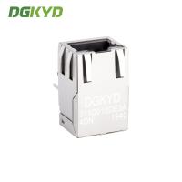 China Shielded Gigabit ehternet RJ45 PCB Connector with Transformer RJ45 Network socket DGKYD311Q018DE3A4D for sale
