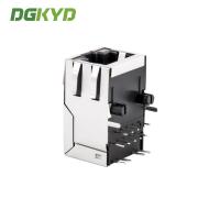 China Shielded Gigabit ehternet RJ45 PCB Connector with Transformer RJ45 Network socket DGKYD311Q018DE3A4D for sale