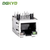 China Shielded Gigabit ehternet RJ45 PCB Connector with Transformer RJ45 Network socket DGKYD311Q018DE3A4D for sale