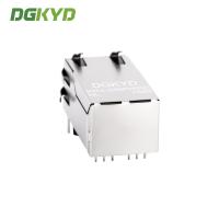 China One Port PoE RJ45 Transformer 1000M Integrated 12 Pin Connector for Fiber Optic Transceiver KRJ-339PWDENL for sale