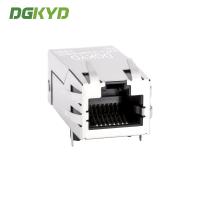 China One Port PoE RJ45 Transformer 1000M Integrated 12 Pin Connector for Fiber Optic Transceiver KRJ-339PWDENL for sale