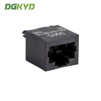 China 180 Degree Top Entry Ultrathin RJ45 Connector Ethernet Cable Socket 8P8C KRJ-52T8811SNL for sale