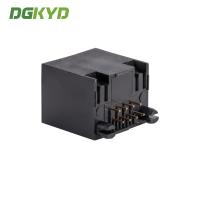 China 180 Degree Top Entry Ultrathin RJ45 Connector Ethernet Cable Socket 8P8C KRJ-52T8811SNL for sale