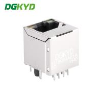 China DGKYD511B084AB1A8D Vertical RJ45 Transformer 100Mbps with 8 Contacts and -40 to +85℃ Temperature Range for sale
