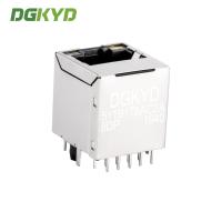 China 180-Degree Vertical RJ45 Transformer with POE+ 10/100 Mbps Network Interface DGKYD511B178AC2A8DP for sale