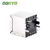 China 180-Degree Vertical RJ45 Transformer with POE+ 10/100 Mbps Network Interface DGKYD511B178AC2A8DP for sale