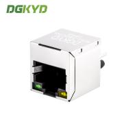 China KRJ-180CNL Vertical Entry RJ45 Connector with Integrated Magnetic Transformer - 8 Position 10G BASE-T Ethernet Jack for sale