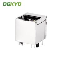 China KRJ-180CNL Vertical Entry RJ45 Connector with Integrated Magnetic Transformer - 8 Position 10G BASE-T Ethernet Jack for sale