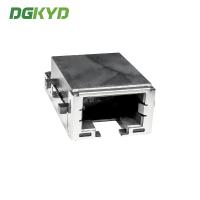 China RJ45 sinking board 100Mbps integrated filter with light strip shielding DGKYD1311B257CF5W4CBD057 for sale