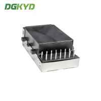 China RJ45 sinking board 100Mbps integrated filter with light strip shielding DGKYD1311B257CF5W4CBD057 for sale