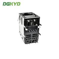 China RJ45+USB2.0 network connector with light and shielding interface socket DGKYD611U2Q008DF5WD for sale