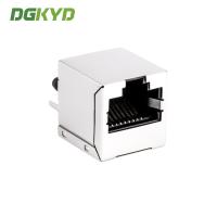 China Vertical entry 100 Base-tx RJ45 LAN Jack High Performance Communication IEEE 802.3 KRJ-180RNL for sale
