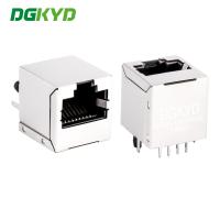 China Vertical entry 100 Base-tx RJ45 LAN Jack High Performance Communication IEEE 802.3 KRJ-180RNL for sale