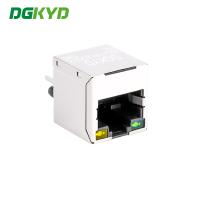 China KRJ-1812QGYZNL Vertical RJ45 Female Connector Cat6 8-Port with Gold 6μ