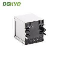 China KRJ-1812QYGZNL Gigabit Magnetic RJ45 Jack 1000Base-T Shielded Connector 1x1 Port for sale
