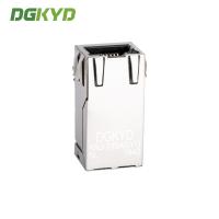 China KRJ-339AGYGNL RJ45 Gigabit Connector 33mm Long Interface with LED Indicators for Network Equipment for sale