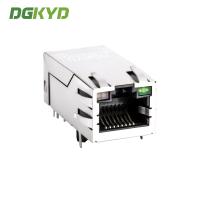 China KRJ-339AGYGNL RJ45 Gigabit Connector 33mm Long Interface with LED Indicators for Network Equipment for sale