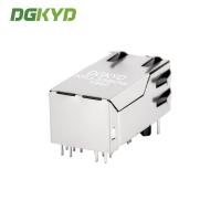 China RJ45 Gigabit Ethernet Jack with POE 33mm Shielded Connector KRJ-339KNL 8P8C for sale