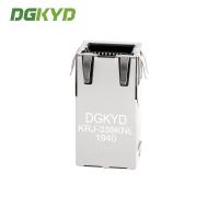 China RJ45 Gigabit Ethernet Jack with POE 33mm Shielded Connector KRJ-339KNL 8P8C for sale