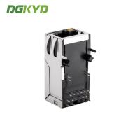 China RJ45 Gigabit Ethernet Jack with POE 33mm Shielded Connector KRJ-339KNL 8P8C for sale