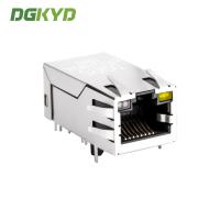 China RJ45 Gigabit Ethernet Jack with POE 33mm Shielded Connector KRJ-339KNL 8P8C for sale
