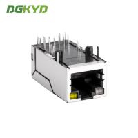 China Custom Single Port 33.0mm RJ45 LAN Jack 1000BASE Micro Connector PoE KRJ-339PWNL for sale