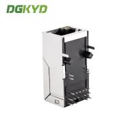 China Custom Single Port 33.0mm RJ45 LAN Jack 1000BASE Micro Connector PoE KRJ-339PWNL for sale