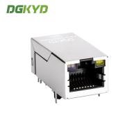 China Custom Single Port 33.0mm RJ45 LAN Jack 1000BASE Micro Connector PoE KRJ-339PWNL for sale