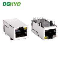 China Custom Single Port 33.0mm RJ45 LAN Jack 1000BASE Micro Connector PoE KRJ-339PWNL for sale