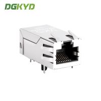 China Customized 1000M 33.0mm Single Port RJ45 Connector with Transformer 6 Pin KRJ-3302NL for sale