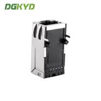 China Customized 1000M 33.0mm Single Port RJ45 Connector with Transformer 6 Pin KRJ-3302NL for sale