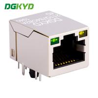 China Industrial Gigabit RJ45 Connector with Built-in Magnetics 10/100/1000BASE-T -40°C to 85°C for sale