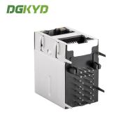 China Dual Deck RJ45 Connector with 1000base Transformer and Cat6 Performance for Ethernet Networks for sale