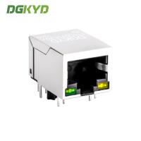 China Industrial-grade Gigabit RJ45 Connector with Shielded Housing and LED Indicator for sale